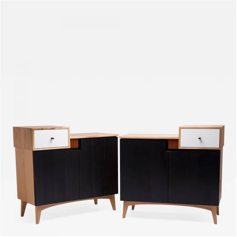 Bar Harbor Server Case Piece » Maine Contemporary Furniture