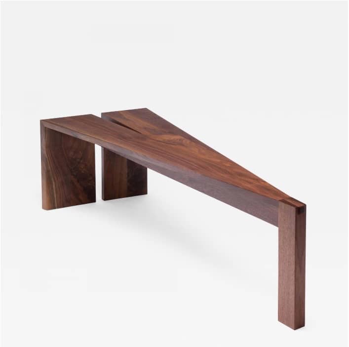 V Bench » Maine Contemporary Furniture Handmade
